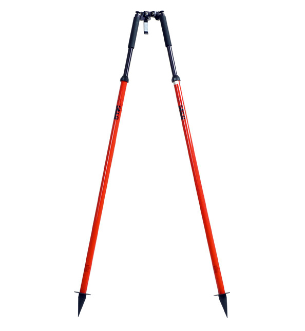 SECO Thumb-Release Bipod, Quick Lever, Red | Transit and Level Clinic